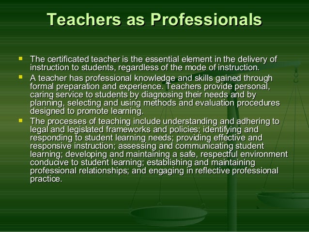 Teaching profession powerpoint