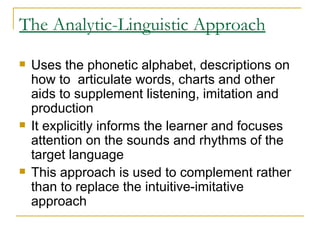 Teaching pronunciation | PPT