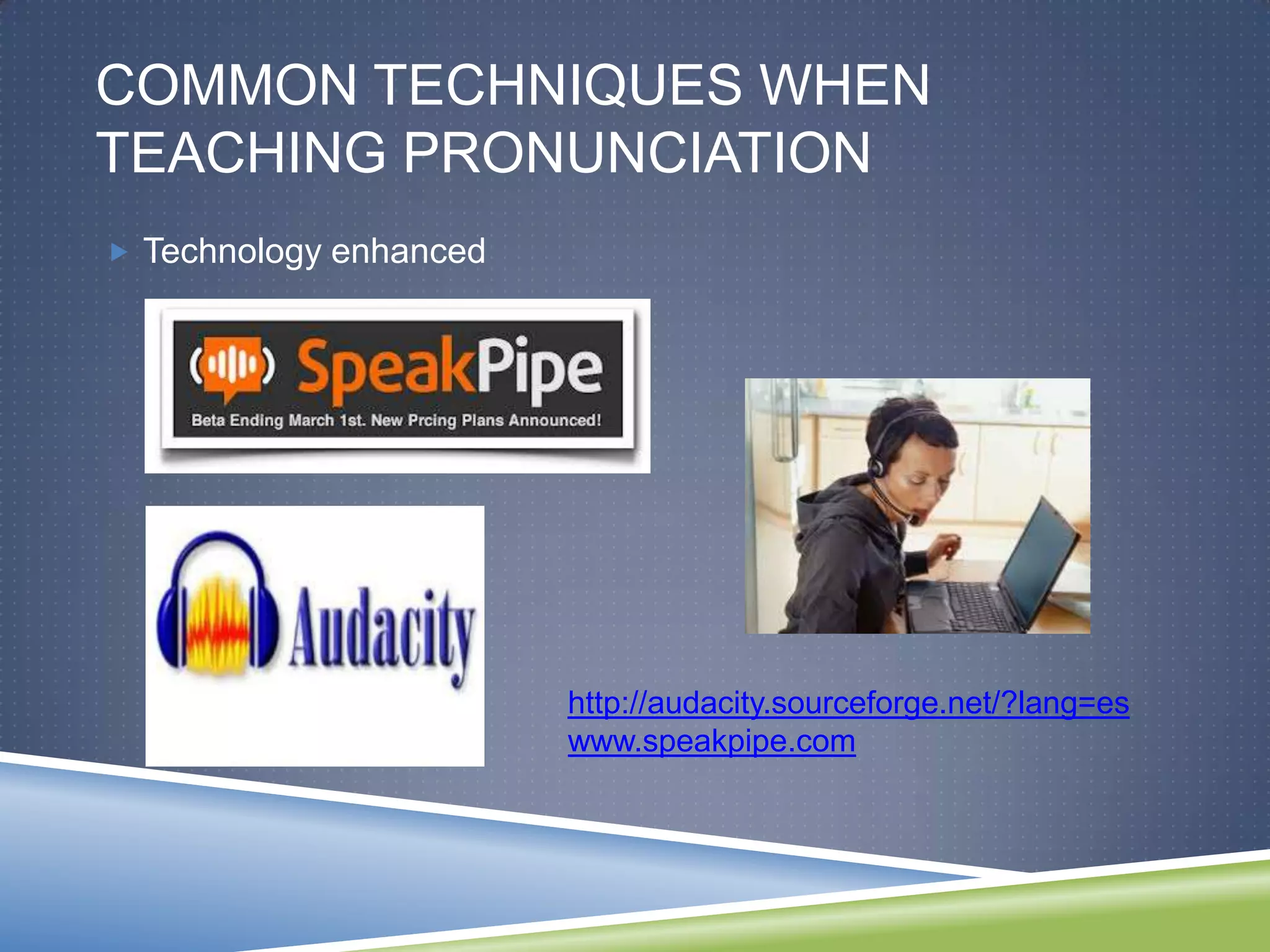 Teaching pronunciation | PPTX