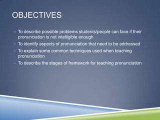 Teaching pronunciation | PPTX