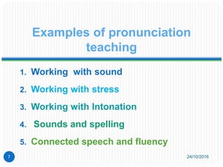 Teaching pronunciation | PPTX