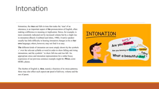 Teaching Pronunciation. In a course in English Language Teaching P. Ur ...