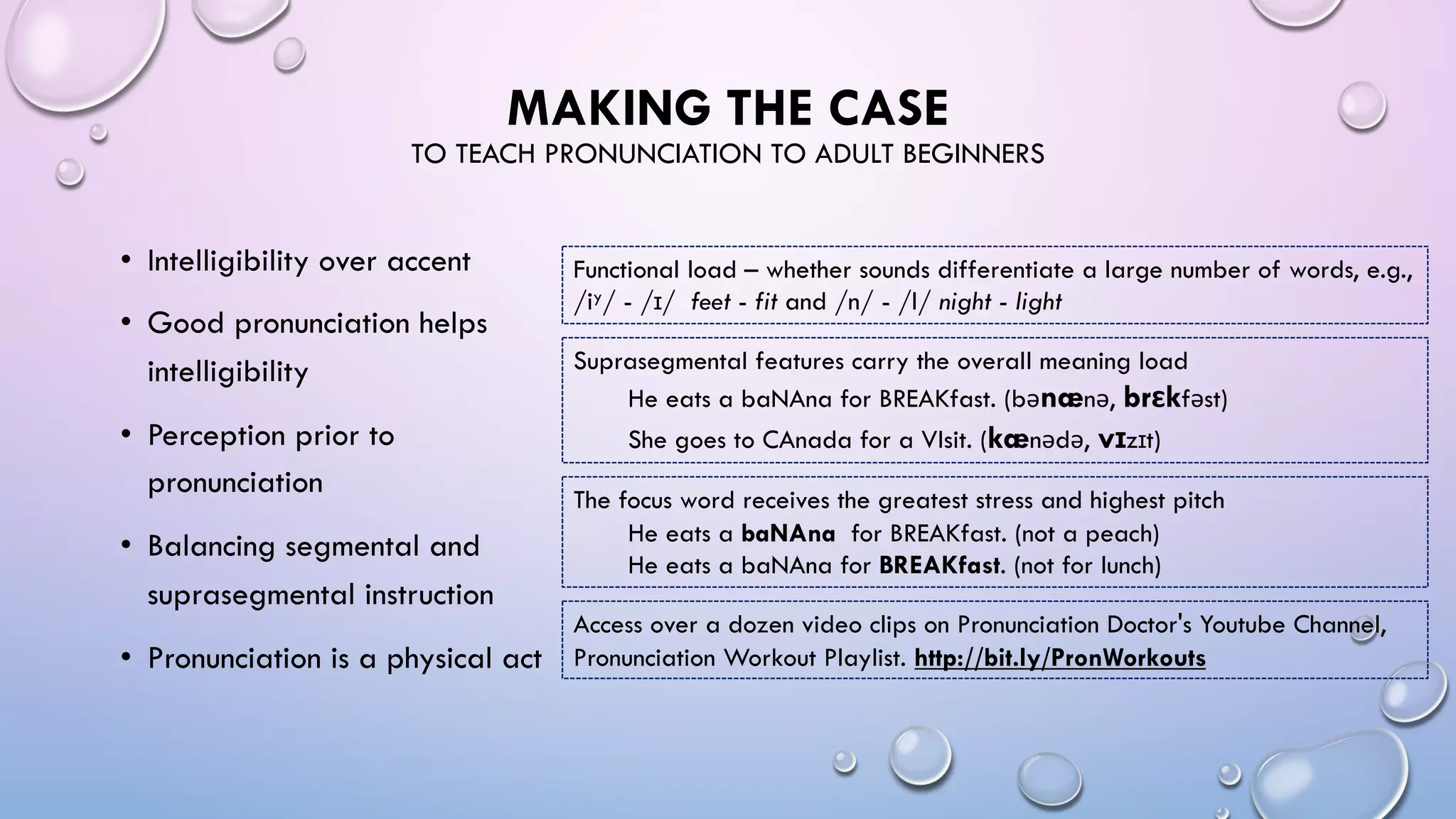 Teaching English Pronunciation to Adult Beginners | PDF