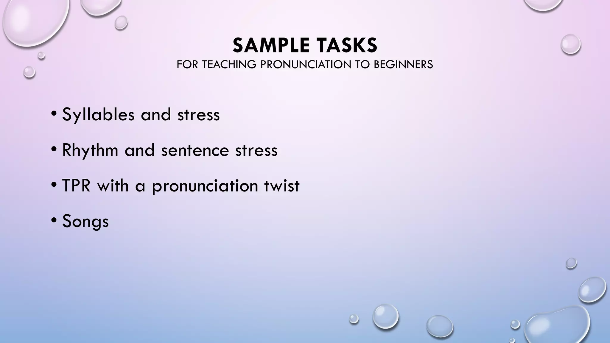 Teaching English Pronunciation to Adult Beginners | PDF