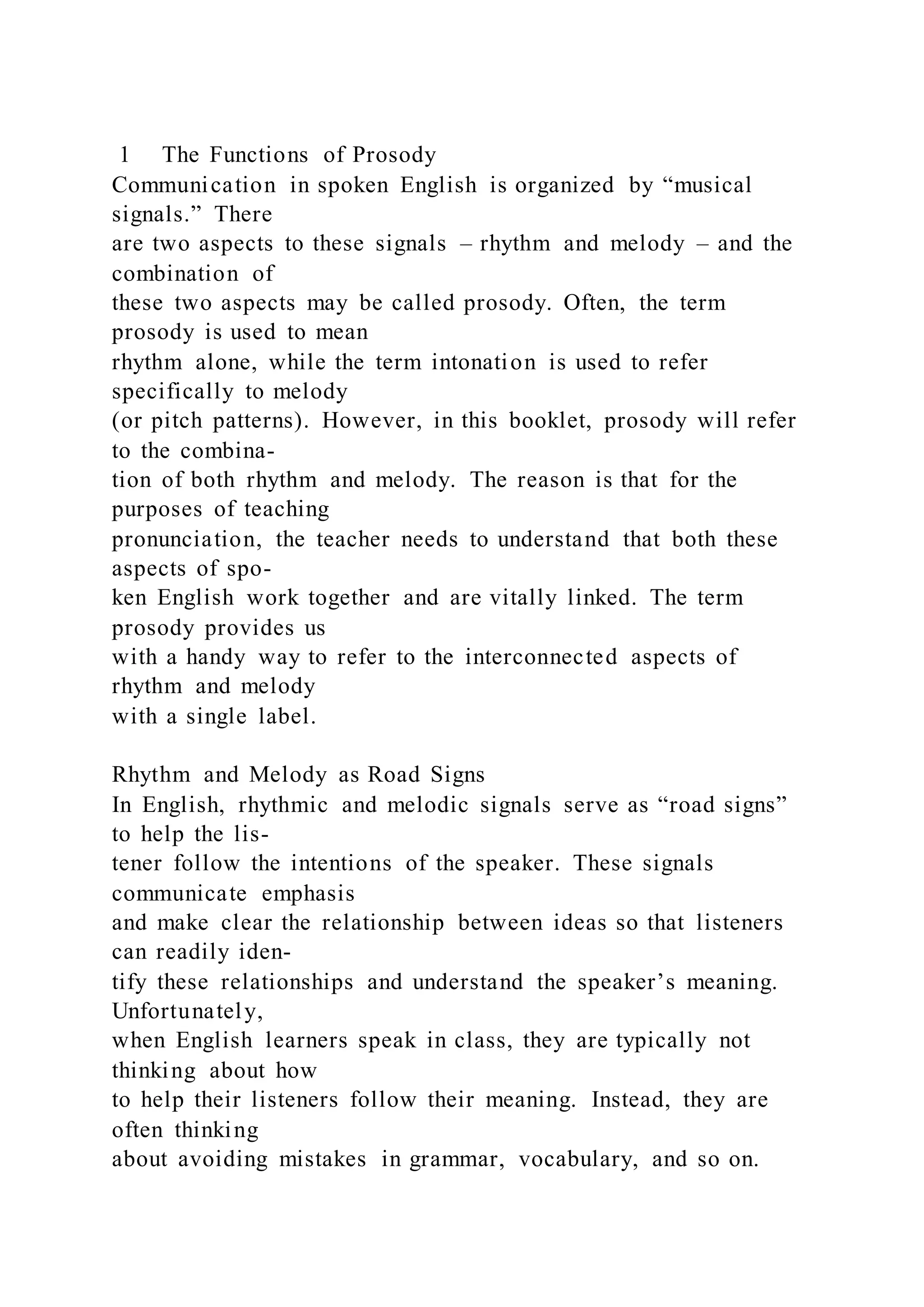 Teaching pronunciation using the prosody pyramidjudy | PDF