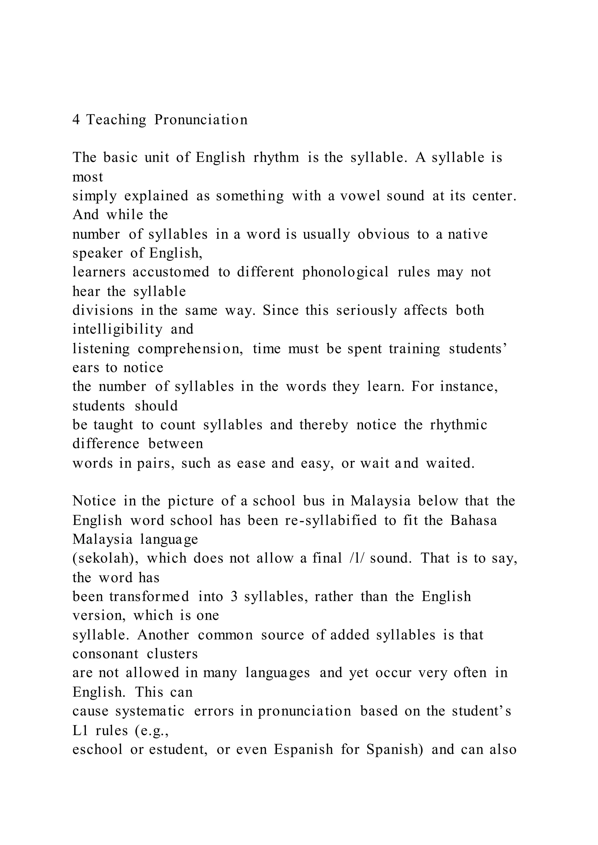 Teaching pronunciation using the prosody pyramidjudy | PDF