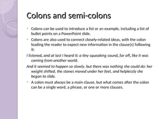 Teaching. Punctuation ppt useful for grade 6 students | PPT