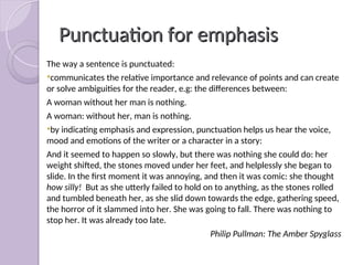 Teaching. Punctuation ppt useful for grade 6 students | PPT