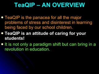 Teaching Quality Improvement Program | PPT