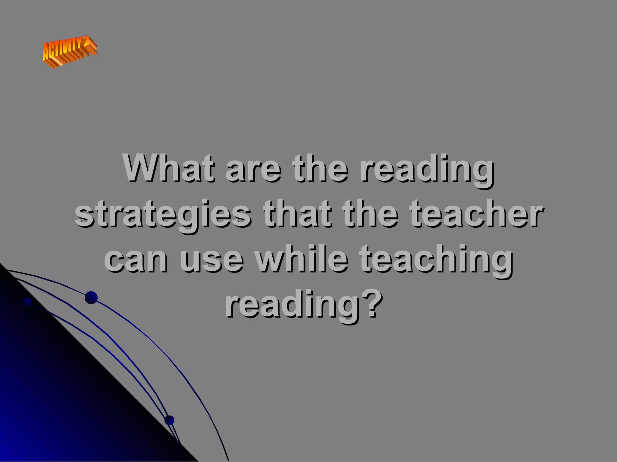 Teaching reading | PPT