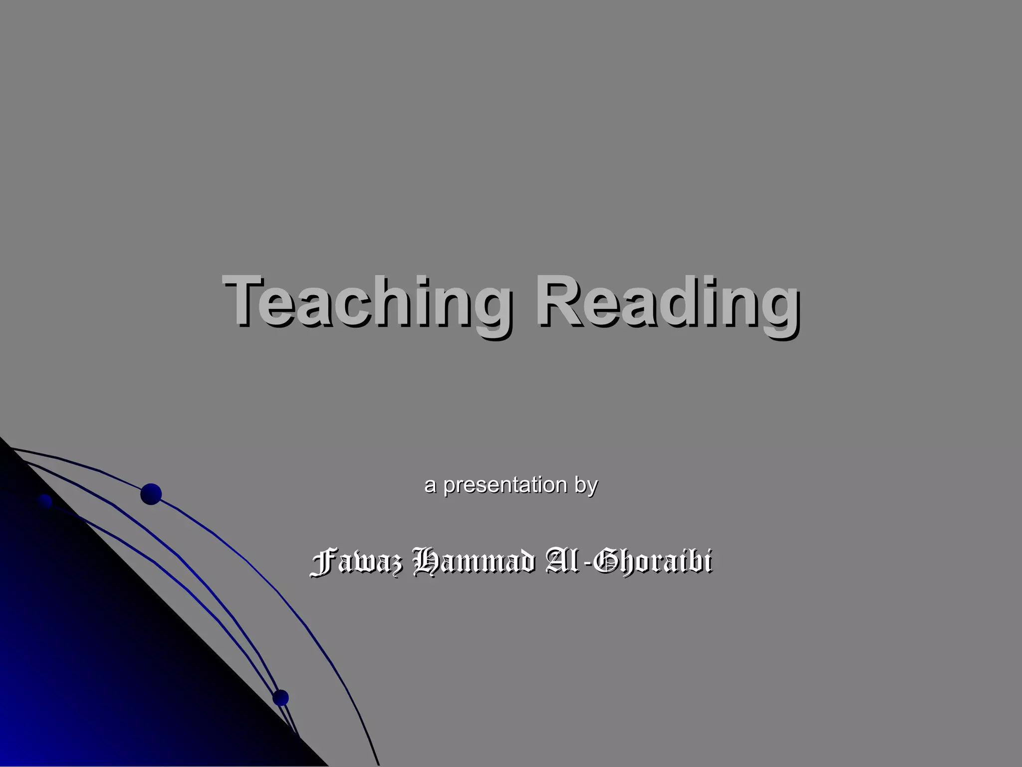 Teaching reading | PPT