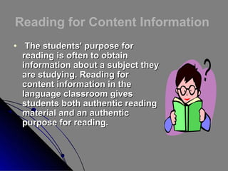 Teaching reading | PPT