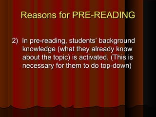 Teaching reading | PPT