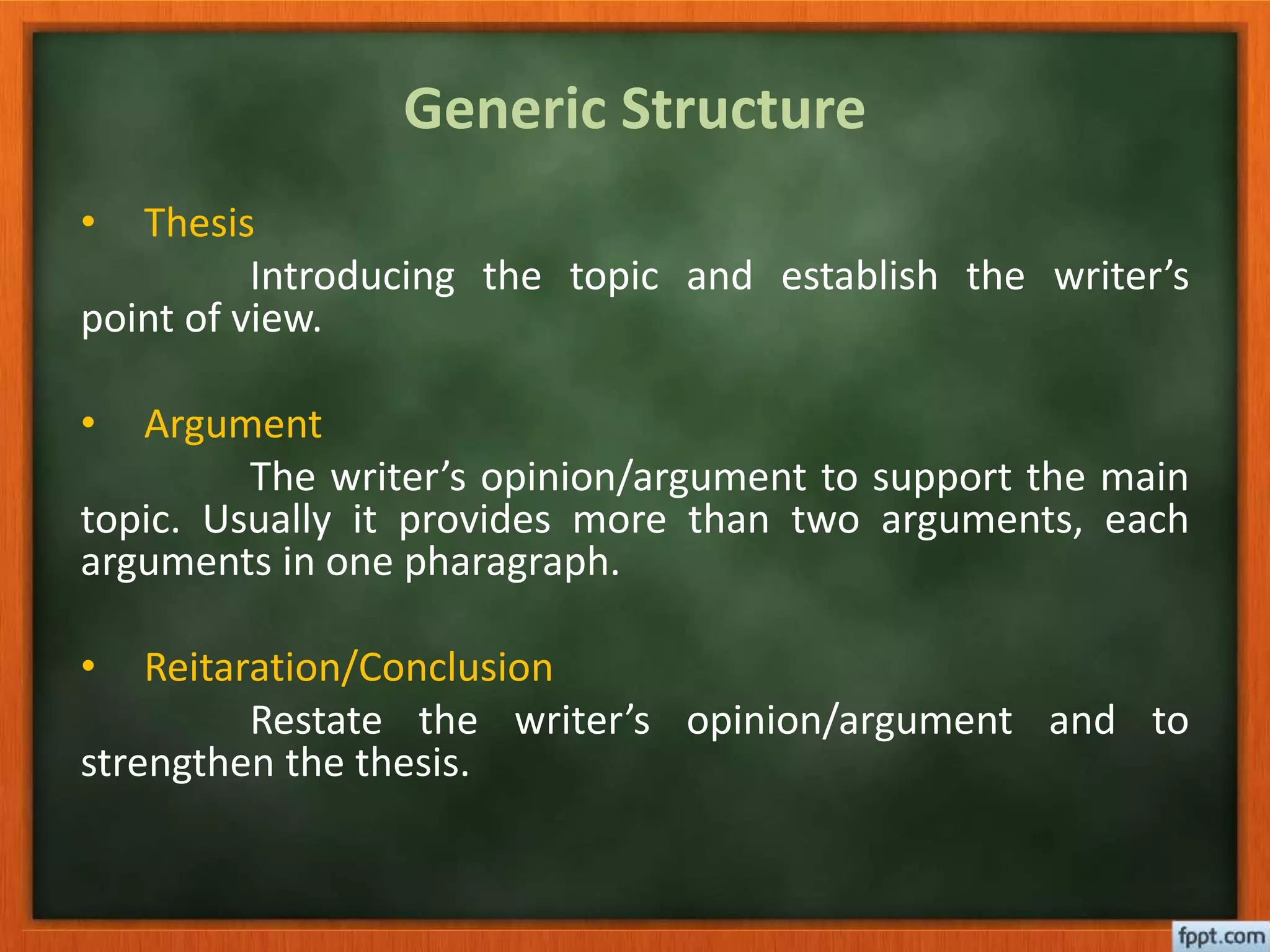 Analytical Expostion | PPTX