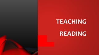 TEACHING READING - INTENSIVE VS EXTENSIVE-MICROSKILLS | PPTX