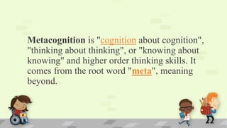 Teaching Reading - Metacognition | PPTX