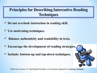 Teaching reading 1 | PPT