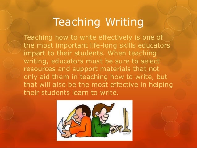 Teaching reading and writing