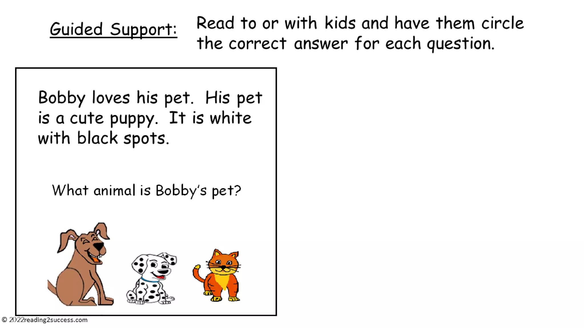 Teaching Kids Reading Comprehension Stages: How to Answer Literal ...