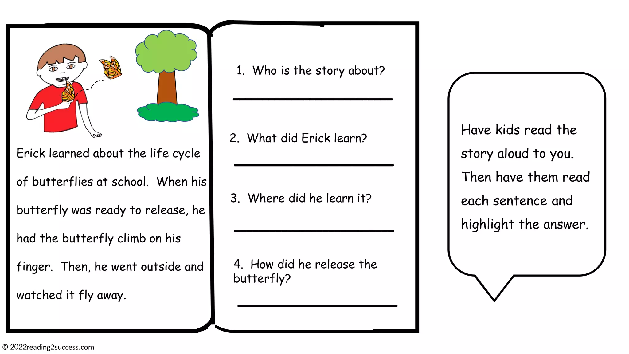 Teaching Kids Reading Comprehension Stages: How to Answer Literal ...