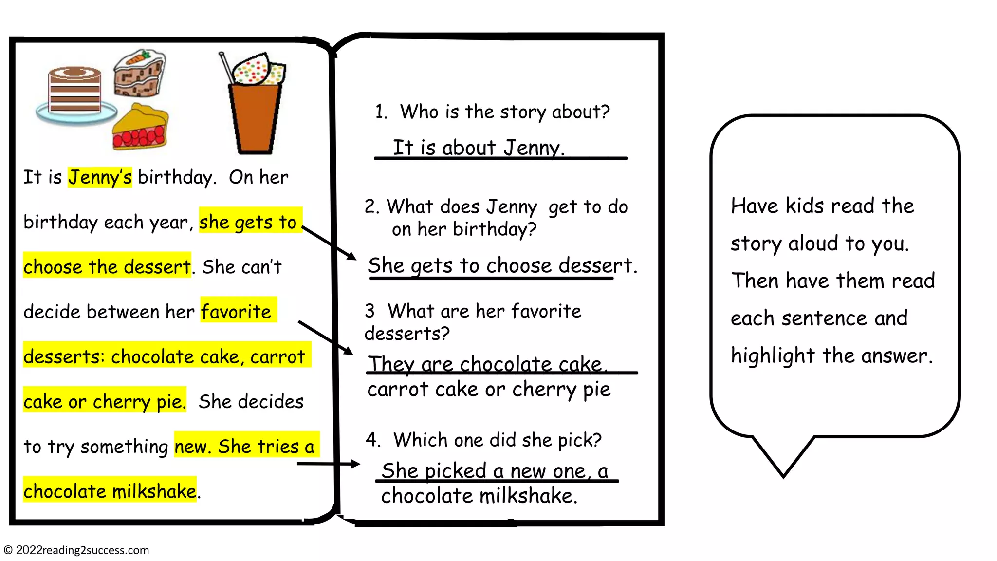 Teaching Kids Reading Comprehension Stages: How to Answer Literal ...