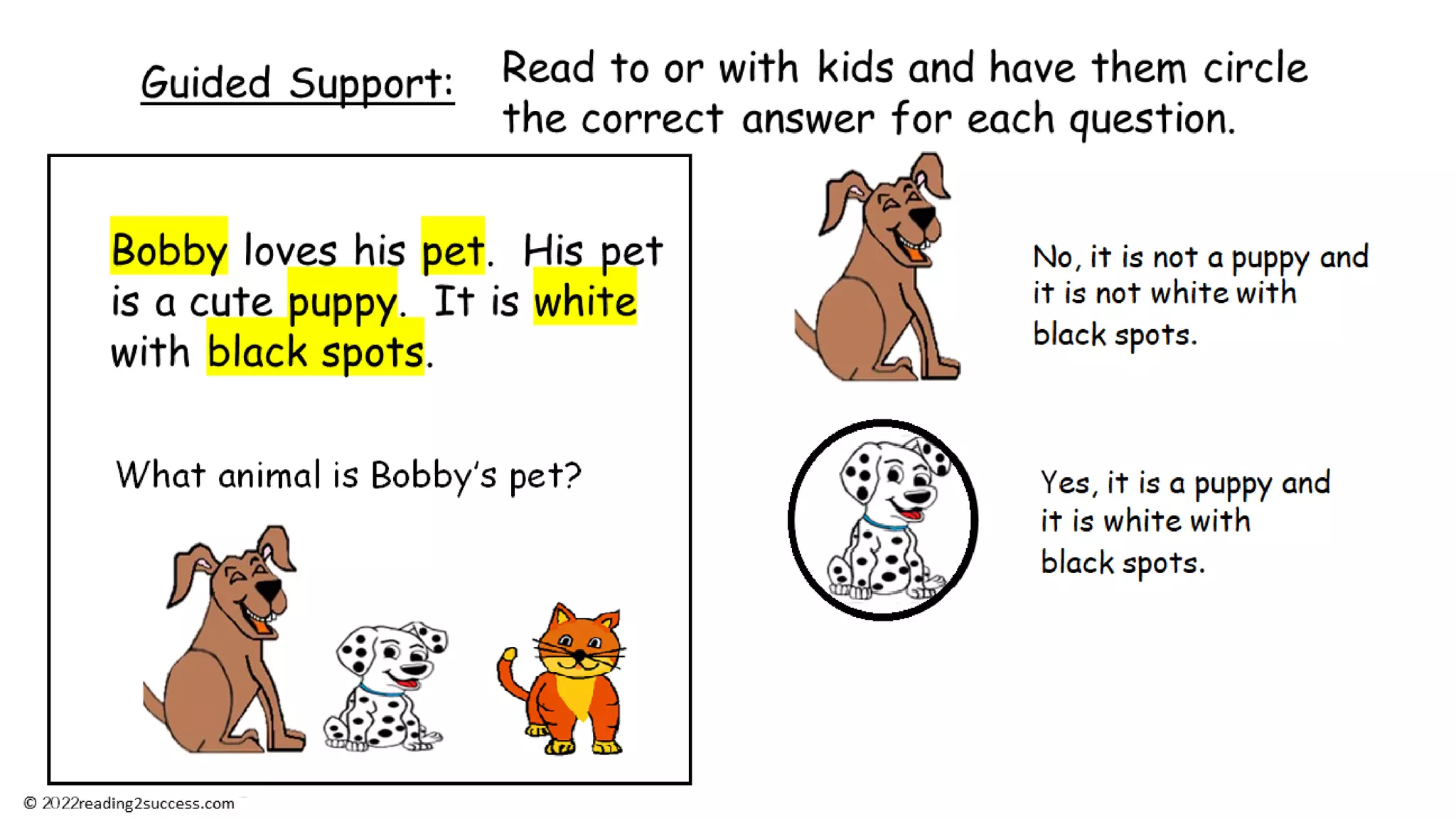 Teaching Kids Reading Comprehension Stages: How to Answer Literal ...