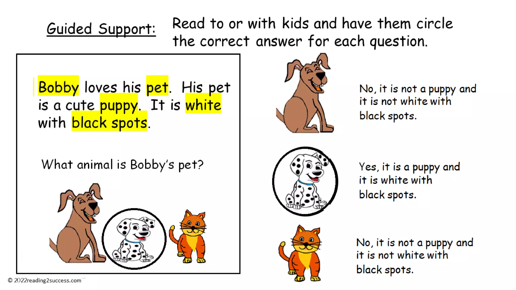 Teaching Kids Reading Comprehension Stages: How to Answer Literal ...