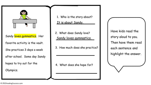 Teaching Kids Reading Comprehension Stages: How to Answer Literal ... Teaching Kids Reading Comprehension Stages: How to Answer Literal ...