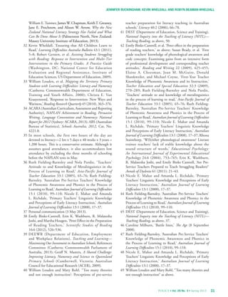 Teaching Reading in Australia Article - Buckingham, Wheldall, Beaman ...