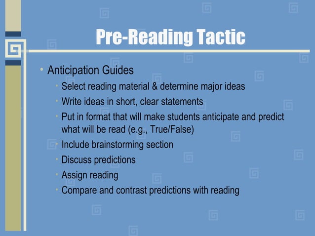 Teaching reading in content area revised | PPT
