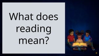 IMPORTANCE OF TEACHING READING PPT. MAED IN ENGLISH | PPTX