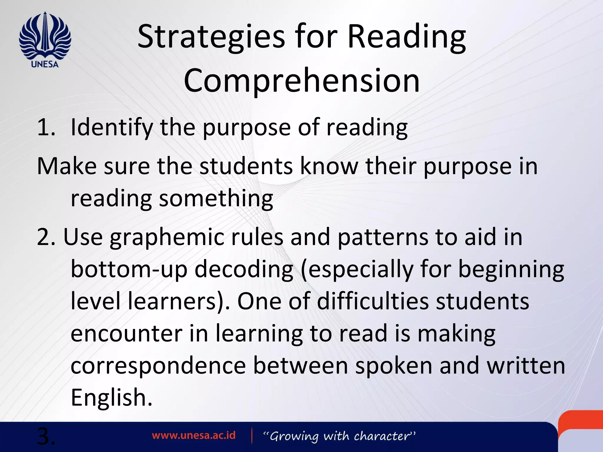 Teaching Reading | PPT