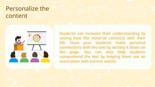 Teaching Reading Skills is a good description of reading techniques to ...