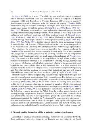 Teaching reading strategies and reading comprehension | PDF