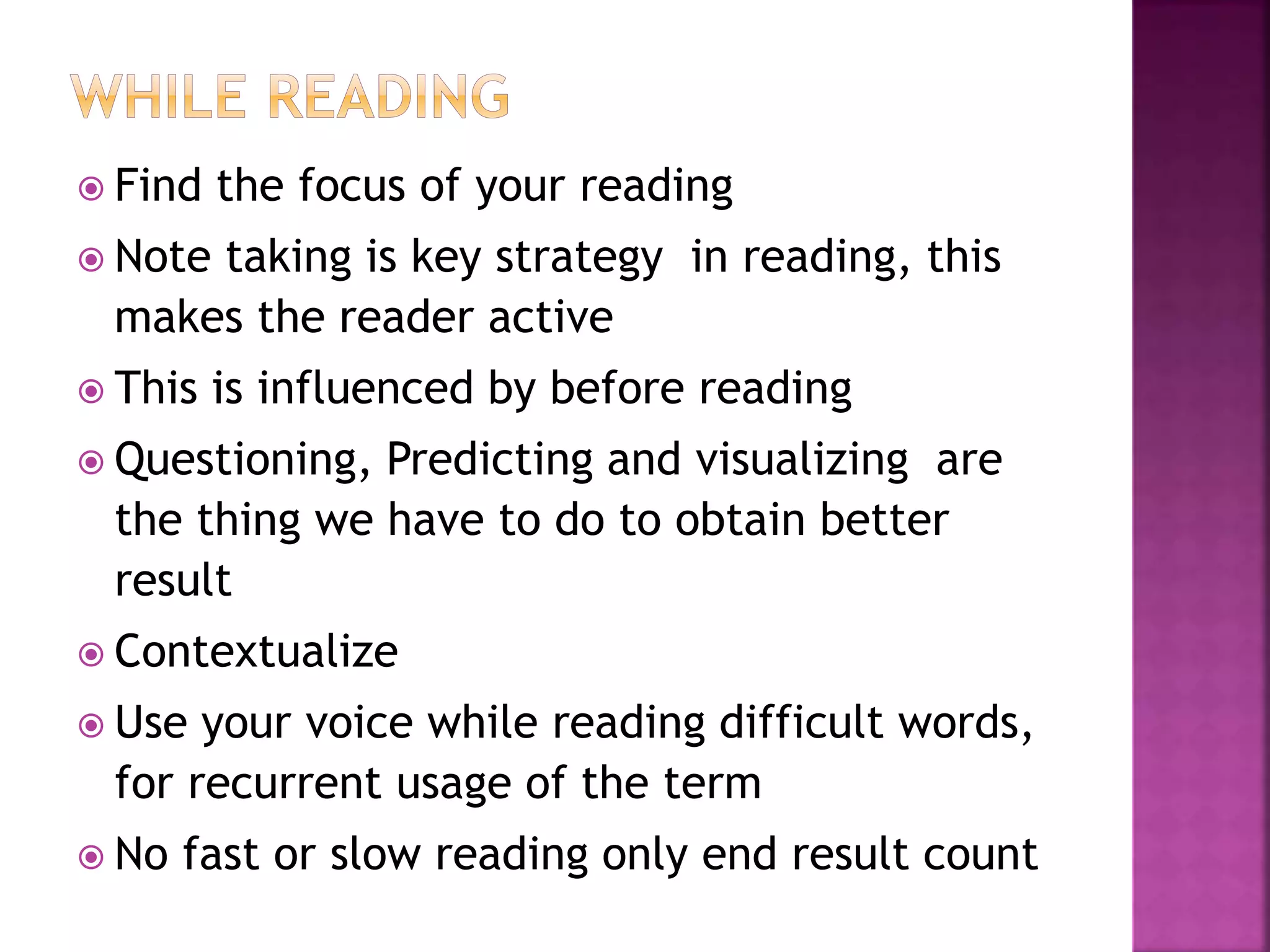 Teaching reading strategies for young learners | PPTX