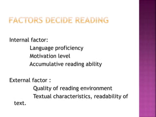 Teaching reading strategies for young learners | PPTX