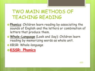 Teaching reading through phonics | PDF | Education