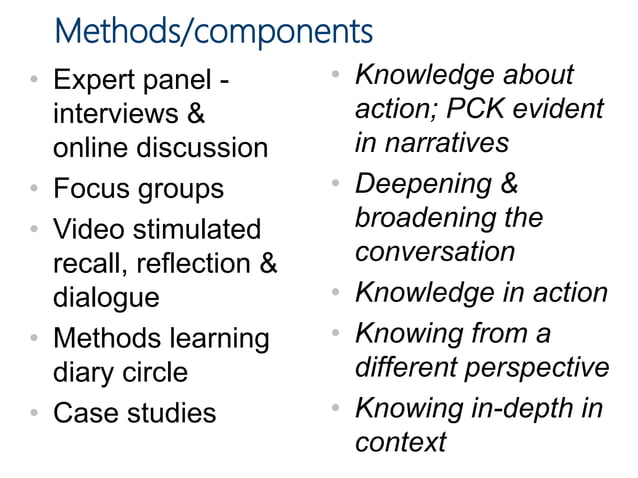 Teaching research methods: pedagogy of methods learning | PPTX