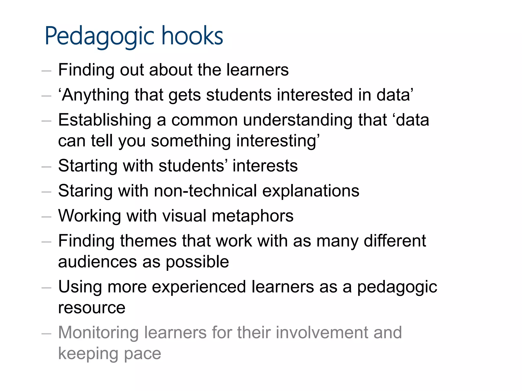 Teaching research methods: pedagogy hooks | PPT