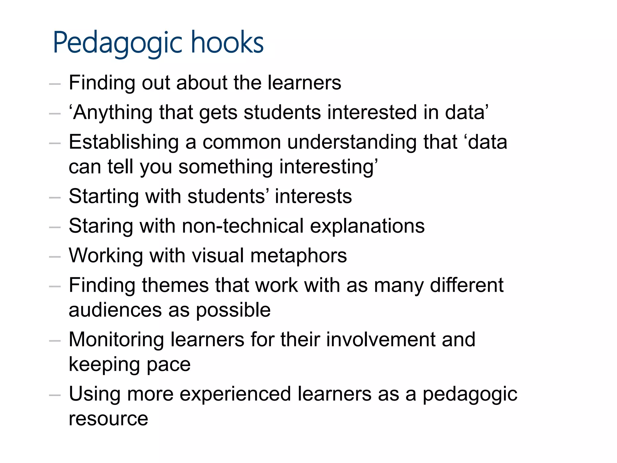 Teaching research methods: pedagogy hooks | PPT