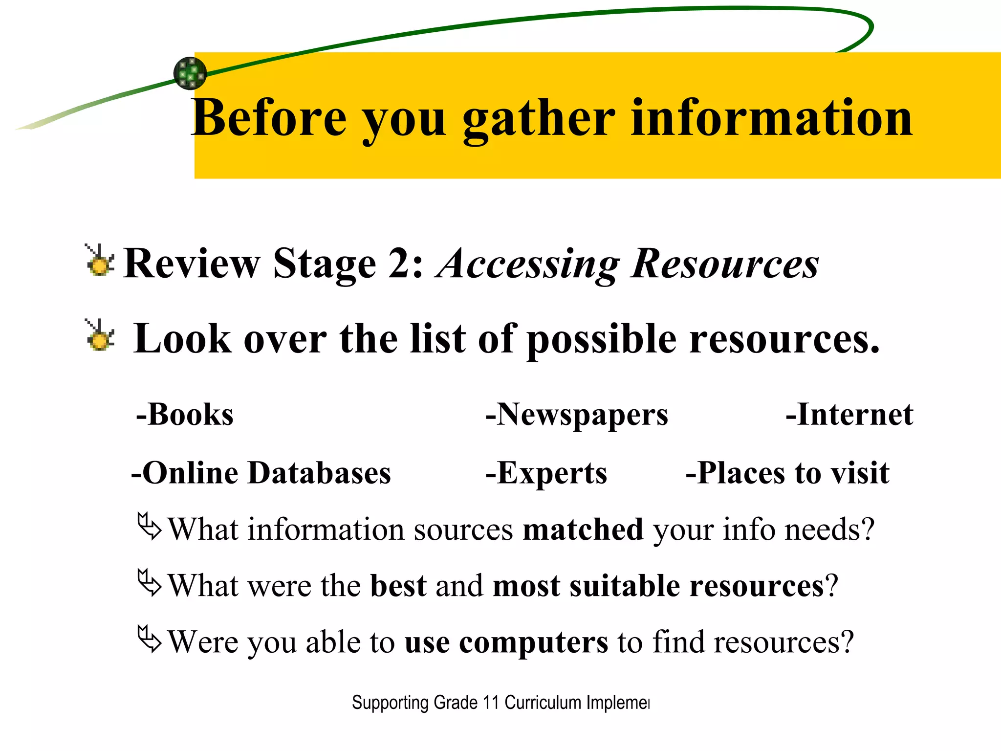 Teaching Research Skills | PPT