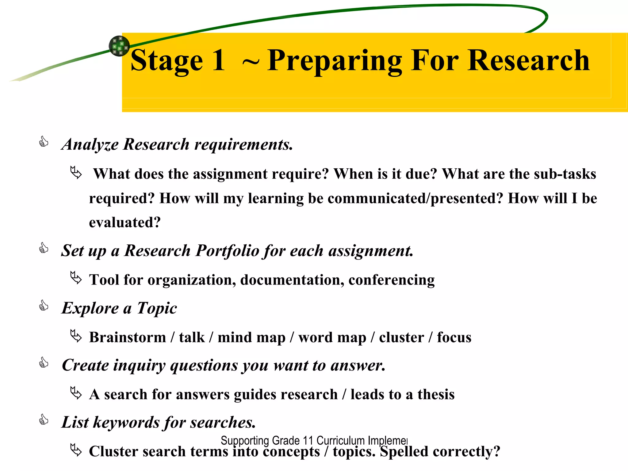 Teaching Research Skills | PPT