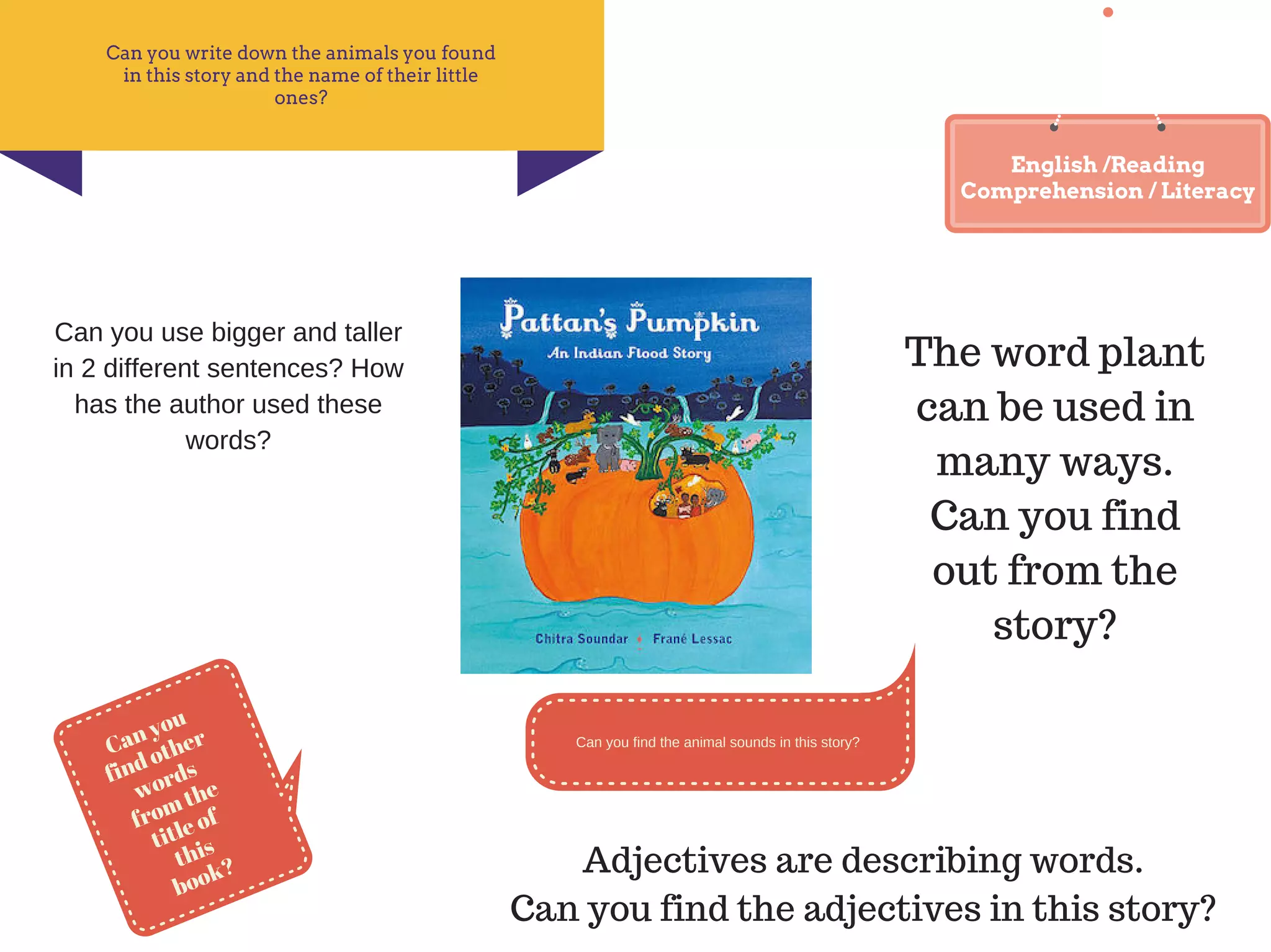 Teaching Ideas with Pattan's Pumpkin | PDF