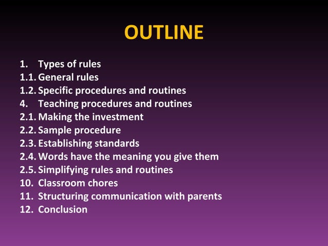 Teaching Routines | PPT