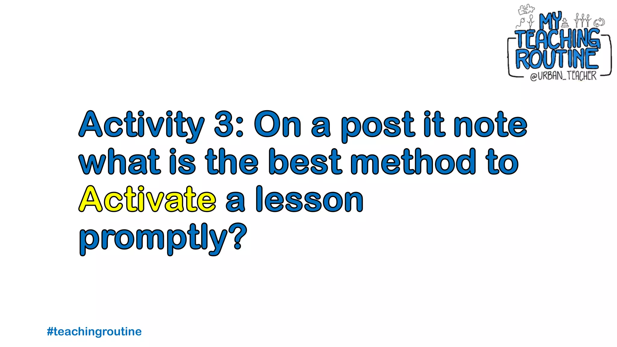 Teaching routine urban teacher | PDF | Education