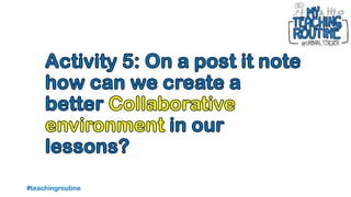 Teaching routine urban teacher | PDF | Education