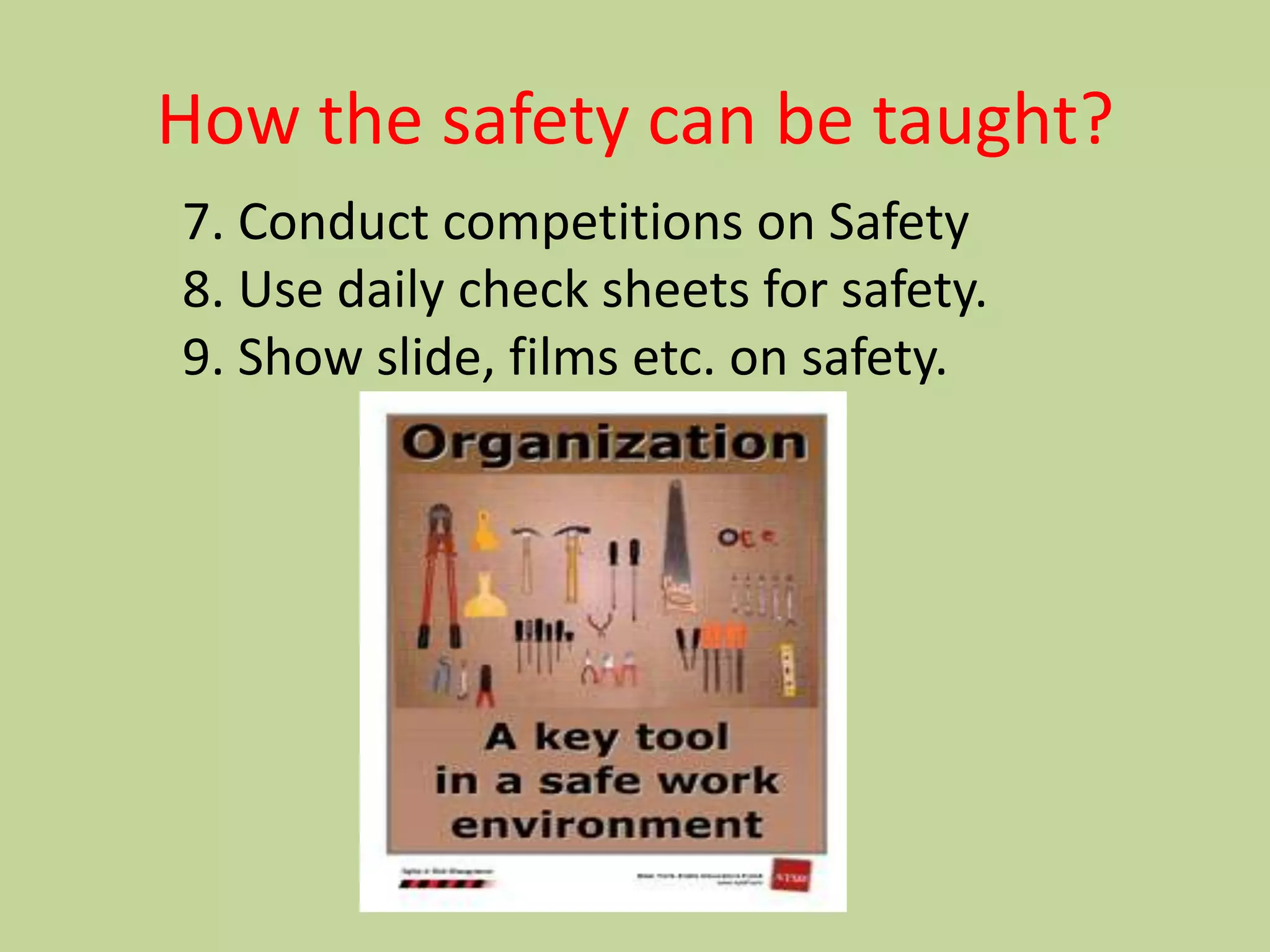 Teaching safety | PPTX