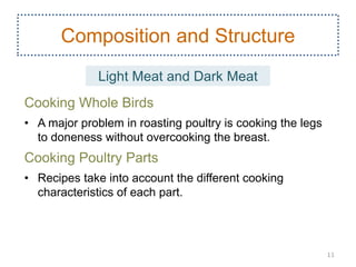 Teaching schedule 13 (Poultry meats, Classification and identification ...