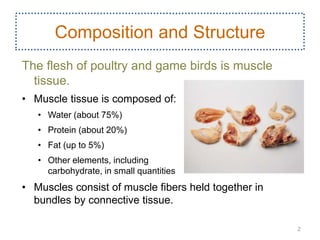 Teaching schedule 13 (Poultry meats, Classification and identification ...