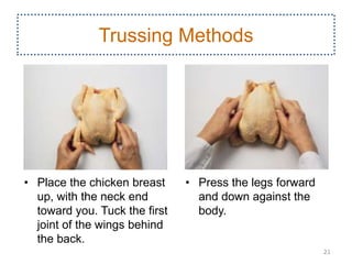 Teaching schedule 13 (Poultry meats, Classification and identification ...